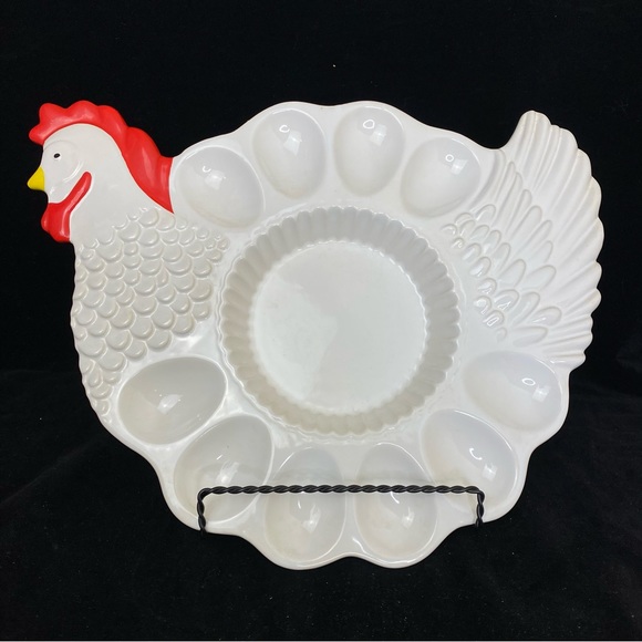 Teleflora | Dining | Vintage 8s Euc Teleflora Chicken Shaped Deviled ...
